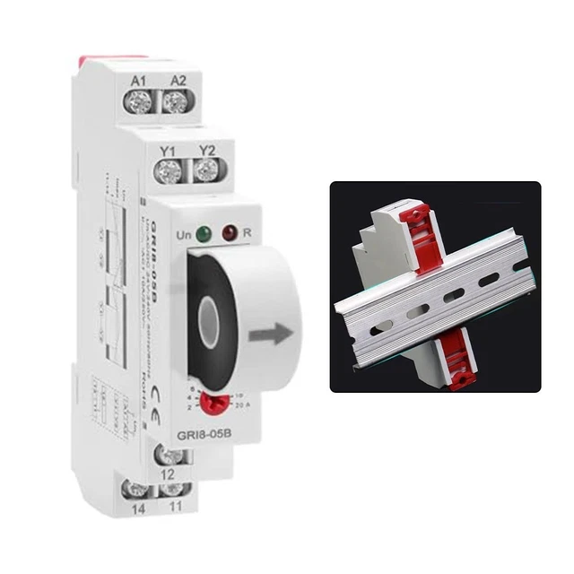 MOTOR PROTECTION AC/DC Current Relay Motor Protector 2A-20A Monitoring ...