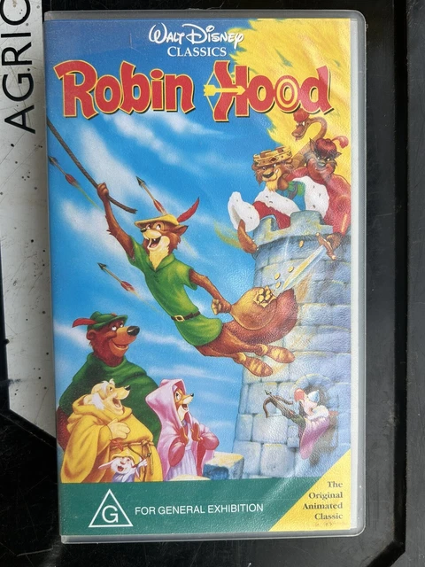 Disneys Robin Hood Vhs Free Shipping 1599 Picclick Au 9916