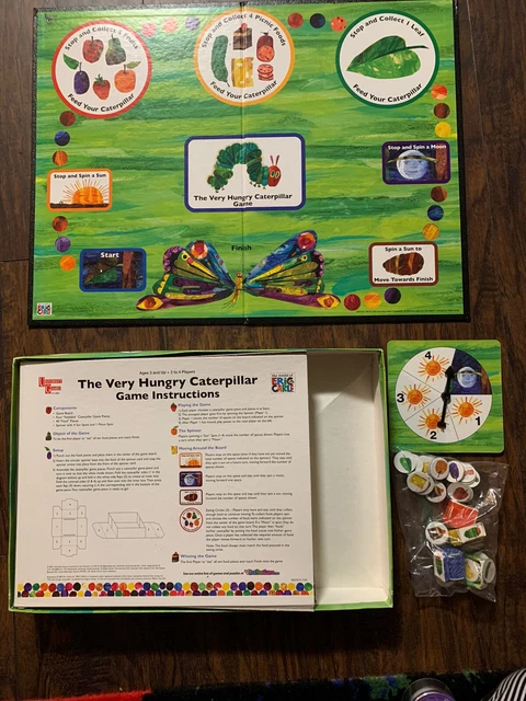 ERIC CARLE “THE Very Hungry Caterpillar” Board Game by University Games ...