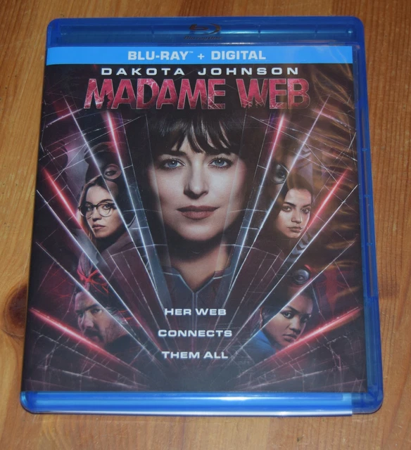 MADAME WEB BLU-RAY Dakota Johnson Sydney Sweeney Isabella Merceo Marvel ...