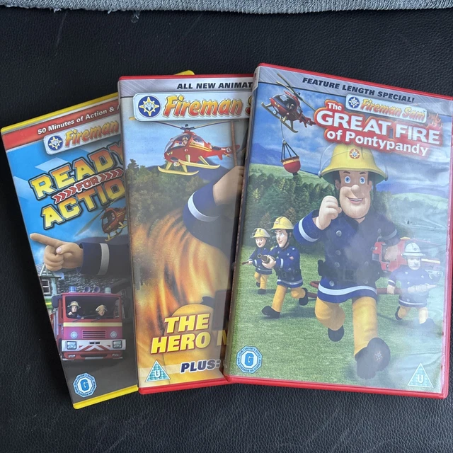 FIREMAN SAM DVD collection £5.00 - PicClick UK