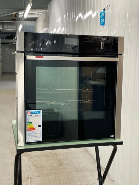 NEFF B6ACH7HH0B BUILT-IN Slide&Hide Single Pyrolytic Oven, Stainless ...