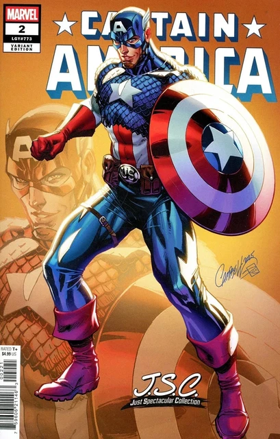 CAPTAIN AMERICA (2025) #2 (#773) NM J. Scott Campbell Variant Cover £2. ...