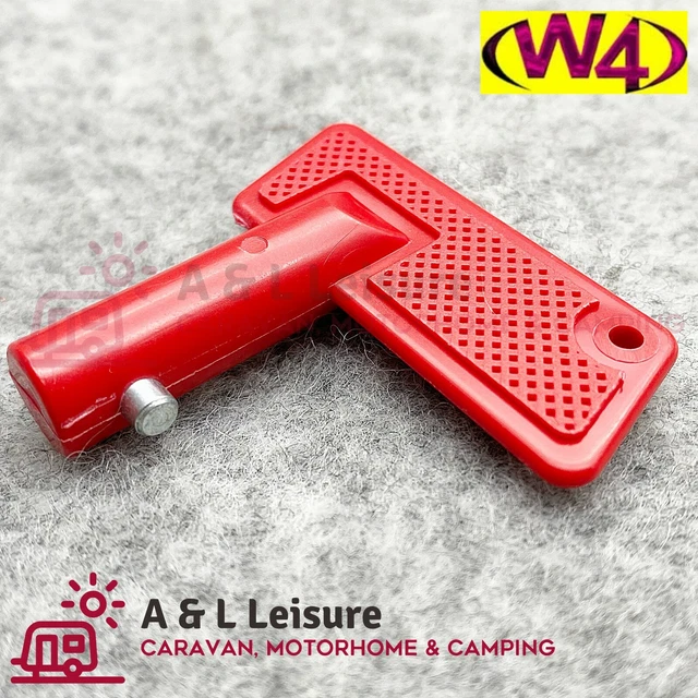 W4 CARAVAN MOTOR Mover Key 12V Battery Isolator Switch Replacement Key ...
