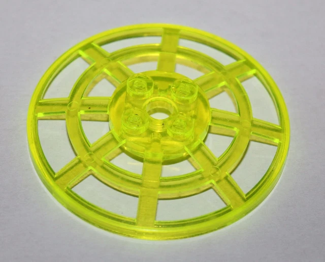 LEGO TRANS-NEON GREEN Dish 6x6 Inverted ref 4285b/set 4610 6453 7691 ...