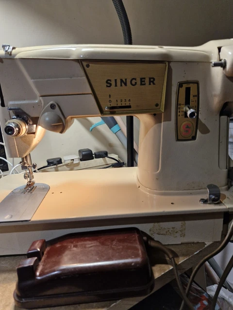 VINTAGE SINGER 317 Sewing Machine Heavy Duty Electric Retro| Read ...