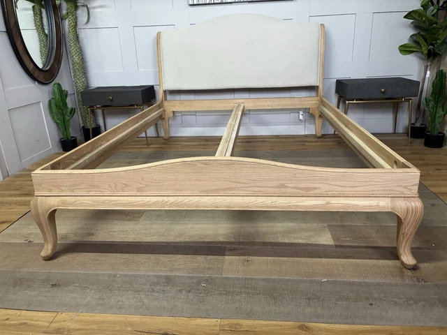 JOHN LEWIS LOUIS Low End Sleigh Bed Frame, King Size, Oak RRP £1349 £ ...