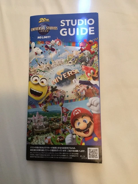 UNIVERSAL STUDIOS JAPAN super nintendo world guide map authentic EUR 28 ...