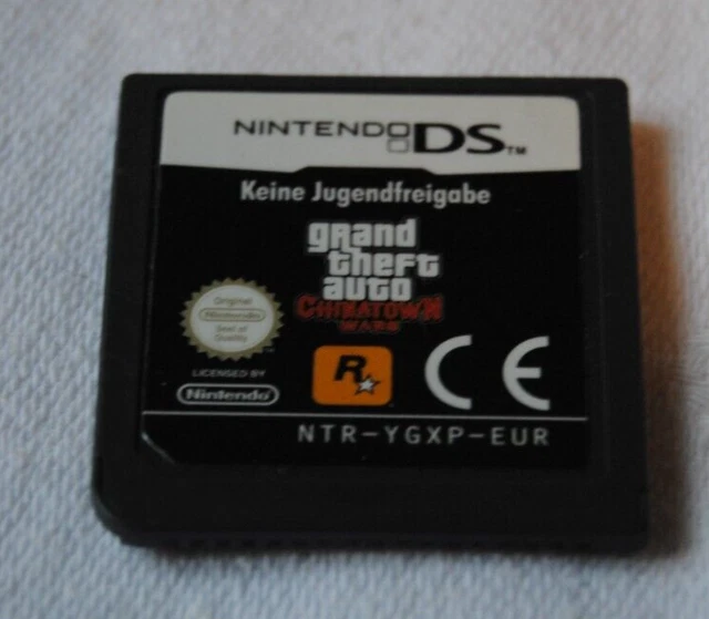 CARTE JEU CONSOLE Nintendo Ds Tbe Gta Grand Theft Auto Chinatown Wars ...