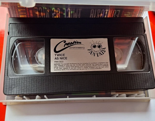 FANTAZIA TWICE AS Nice Vhs Video Rare Old Skool Rave £7.99 - PicClick UK