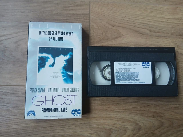 GHOST 1990 FILM RARE VHS Promotional Tape Not for Re-sale, Patrick Swayze CIC £9.99 - PicClick UK
