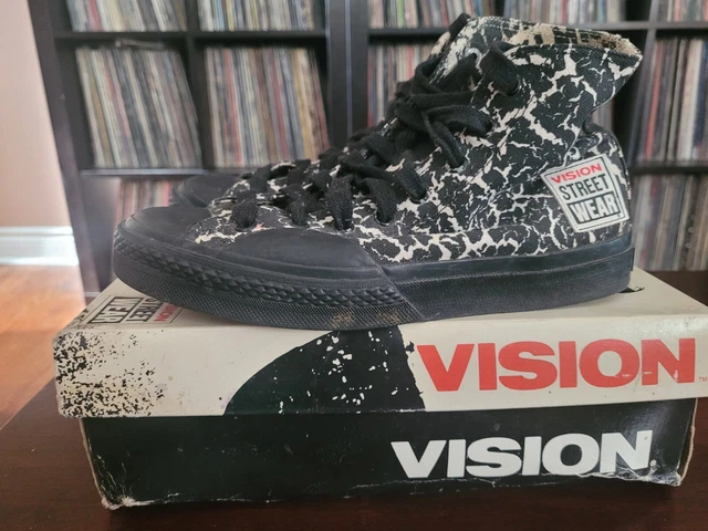 VINTAGE VISION STREET Wear Skate Shoes 7 1980S With Original Box $150. ...