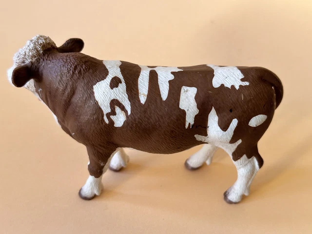 SCHLEICH SIMMENTAL CATTLE Family: Cow Bull Calf £28.80 - PicClick UK