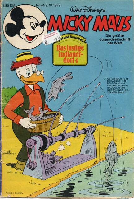 MICKY MAUS MAGAZIN Nr. 41 von 9.10.1979 Walt Disney DDR Comic Heft EUR ...