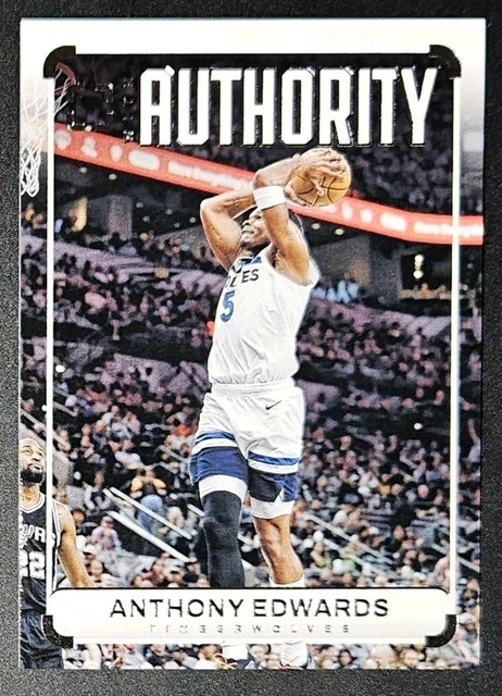 ANTHONY EDWARDS 2024-25 Panini Photogenic WITH AUTHORITY Insert Card ...