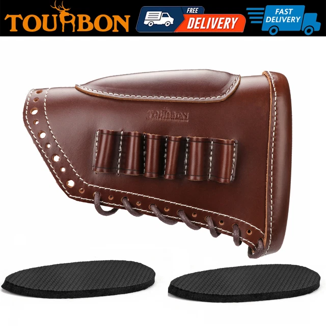 TOURBON LEFT HANDED Recoil Pad Rifle Cheek Riser Gun Ammo Holder ...
