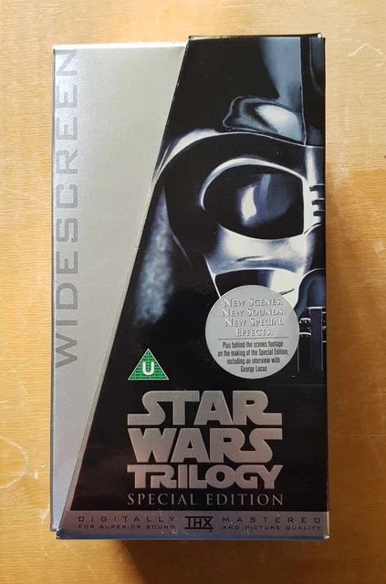 STAR WARS TRILOGY Special Edition digitally mastered WIDESCREEN VHS THX ...
