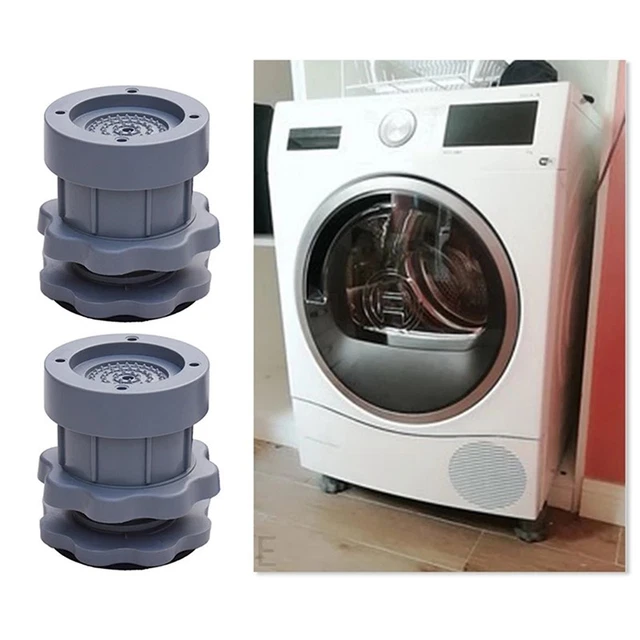 4PC ADJUSTABLE WASHING Machine Anti Vibration Pad Shock Non Slip Feet ...