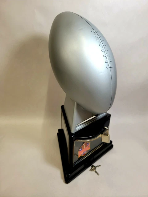 NIB 12& FANTASY Football Trophy Bank - Store Your Prize Money Under ...