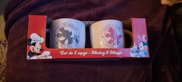 DISNEY MICKEY MOUSE And Minnie Mouse Mug Set £20.00 - PicClick UK