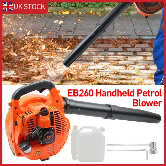 26CC GARDEN YARD Handheld Petrol Leaf Blower Powerful 2 Stroke Air ...