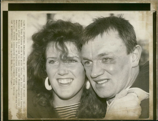 FORMER BOXER TONY Sibson with his wife Julie - Vintage Photograph ...