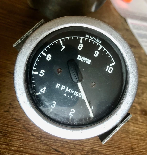 SMITHS MECHANICAL REV COUNTER 0-10k rpm-hillclimb/sprint/ 1970s/80s ...