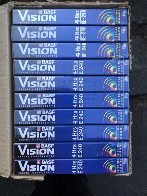 10 X 240 Blank VHS Tapes, Used sold as blanks £15.28 - PicClick UK