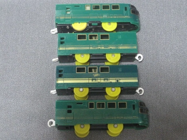 PLARAIL YUFUIN NO Mori 4-car train set Kiha 71 JR Kyushu Kyushu Kiha ...