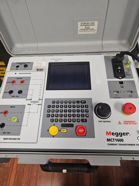MEGGER MCT 1600 Current Transformer Test Set $4,300.00 - PicClick