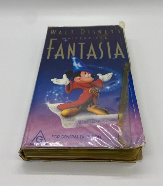 WALT DISNEY'S MASTERPIECE: FANTASIA - VHS Tape, 1940 Original - Aussie ...