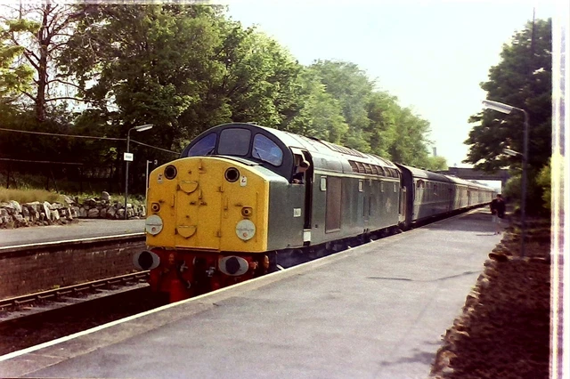 35MM RAILWAY COLOUR Negative Class 40 122 at Alsager £1.75 - PicClick UK