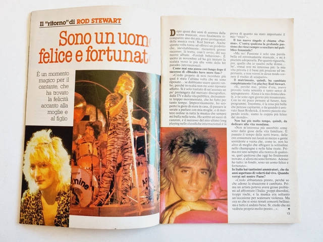 MAGAZINE DOLLY 120-1981 + Affiches Rod Stewart-Laguna Bleu Christopher ...