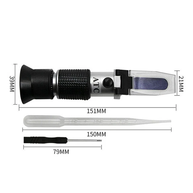 FLUID TESTER REFRACTOMETER Fluid Propylene Glycol Detector Adblue ...