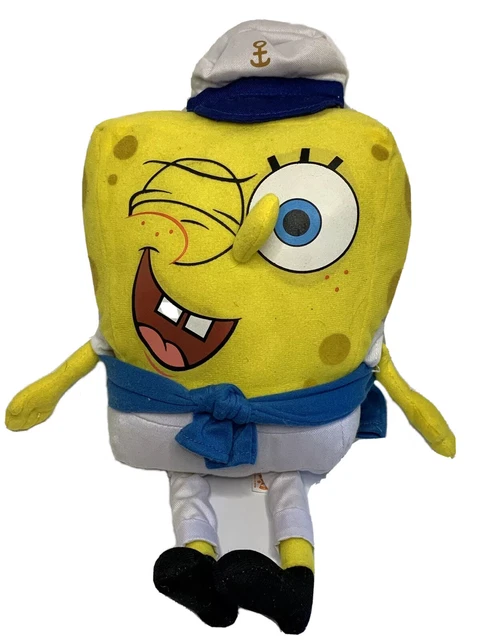 SPONGEBOB SQUAREPANTS SAILOR Plush 33cm 13' 2010 Nickelodeon Childs Toy ...