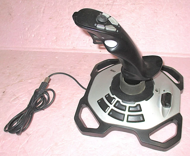 LOGITECH EXTREME 3D PRO Joystick WINGMAN ATTACK Model X3D EXCELLENT EUR ...