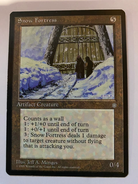 CARTE MAGIC Ice Age Rare. Snow Fortress. EUR 1,50 - PicClick FR