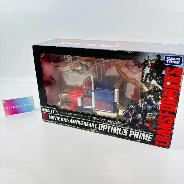 FIGURINE TRANSFORMERS MB-11 Movie 10th Anniversary Optimus Prime Takara ...