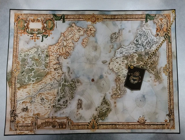OCTOPATH TRAVELLER 2 Custom Made Cloth Map of Solistia £28.30 - PicClick UK