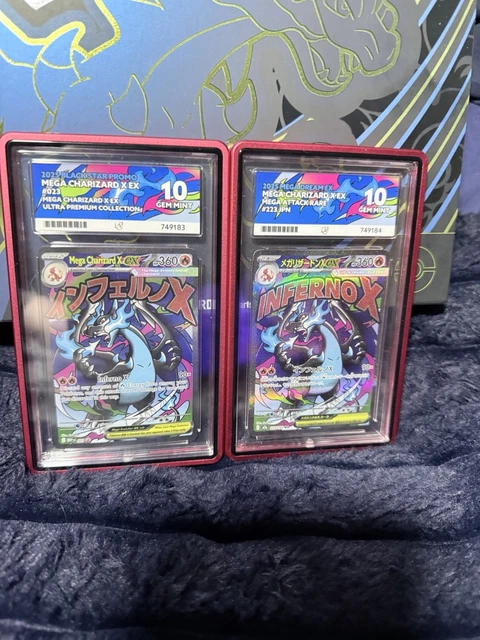 POKEMON TCG MEGA Charizard X ex 023 ENG & 223/193 JPN - ACE 10 ...