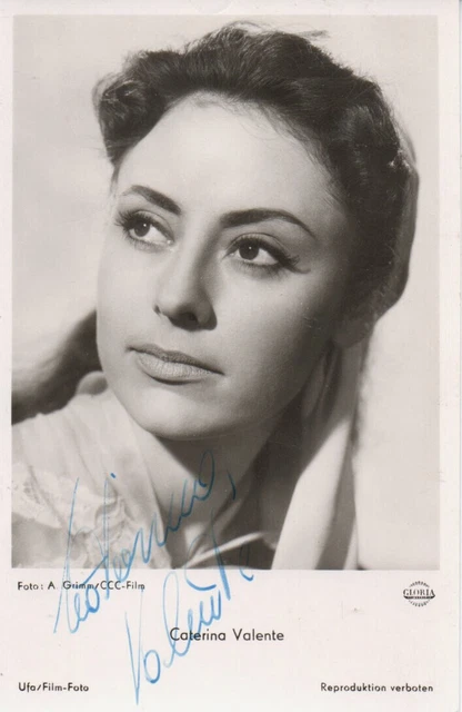 AUTOGRAMM - CATERINA Valente EUR 9,95 - PicClick DE