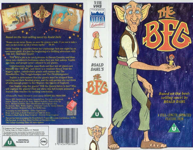 THE BFG VHS Video Retro £9.99 - PicClick UK