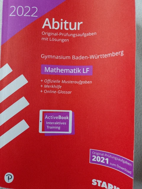 STARK MATHEMATIK LF Abitur Original-Prüfungsaufgaben mit Lösungen 2022 EUR 7,00 - PicClick DE