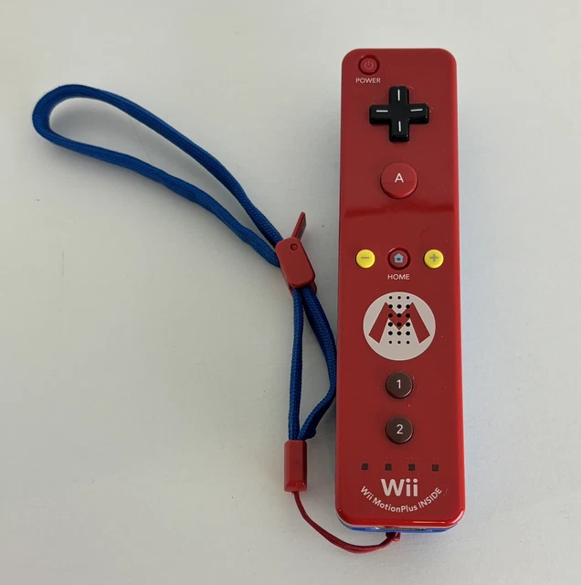 NINTENDO WII U Motion Plus Mario Remote Controller Limited Edition. $20 ...