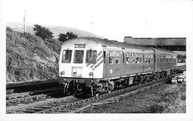 1977 BR CLASS 101 DMU Train at TYWYN (Gwynedd) Photograph Wales Railway ...