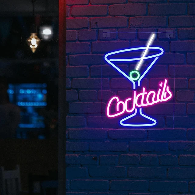 WALL DECOR NEON Sign Dimmable LED Neon Light Multifunctional Vibrant ...