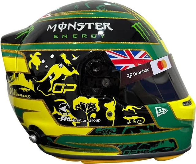 OSCAR PIASTRI MINI Helmet 2025 Australian GP in 1/2 scale by Bell $413. ...