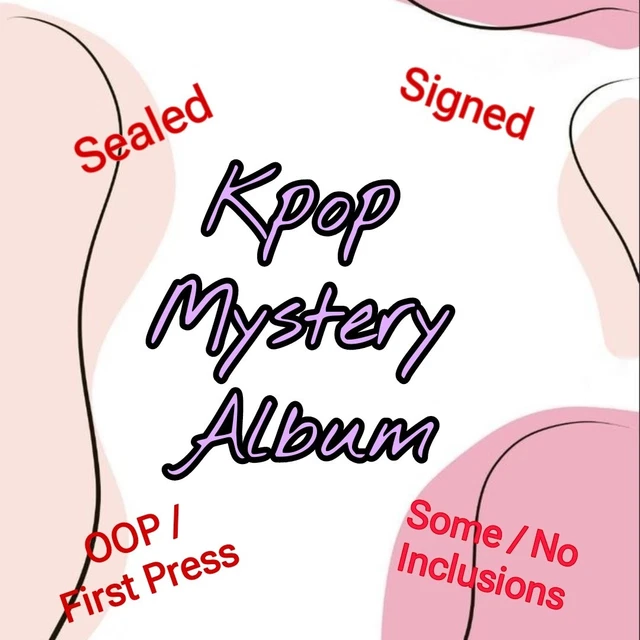 KPOP MYSTERY ALBUM Box (BTS, Stray Kids, Blackpink, Itzy, MonstaX and ...