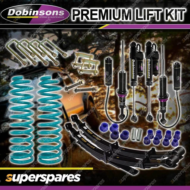 DOBINSONS 2 INCH MRR Shocks Coil Leaf Lift Kit for Toyota Hilux Revo ...