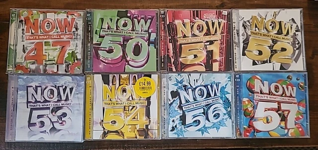 NOW THAT'S WHAT I Call Music CD Bundle: 47, 50, 51, 52, 53, 54, 56, 57 ...